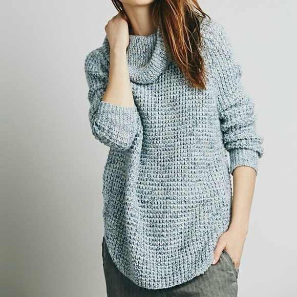Free People | Sweaters | Free People Dylan Tweedy Wool Linen Blend ...